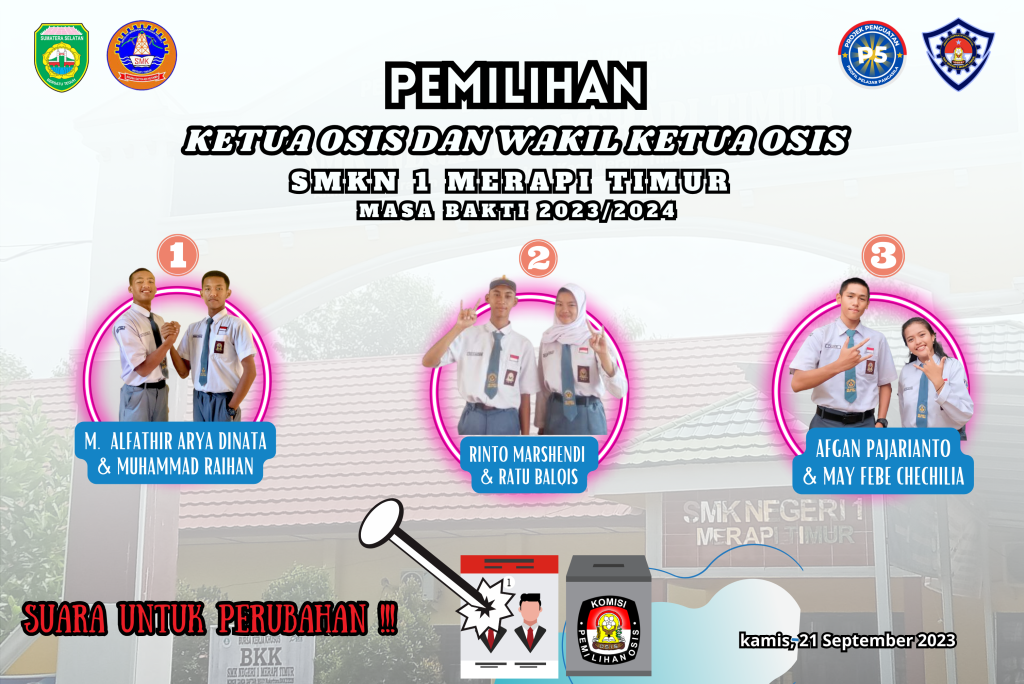 PELAKSANAAN P5 DENGAN TEMA SUARA DEMOKRASI (PEMILIHAN KETUA DAN WAKIL KETUA OSIS MASA BAKTI 2023 ...